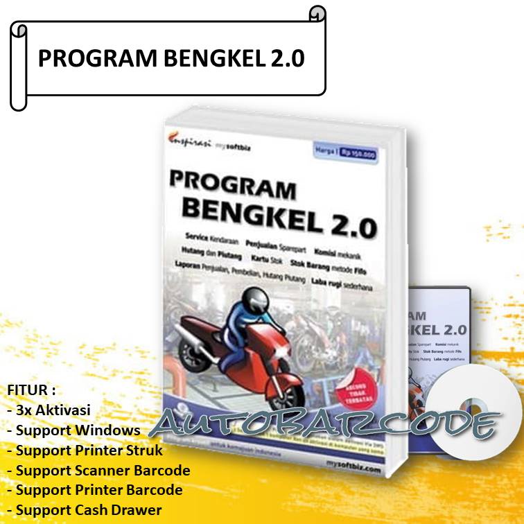 Jual Software Kasir Bengkel Motor / Mobil Program 2.0 Toko Retail IPOS ...