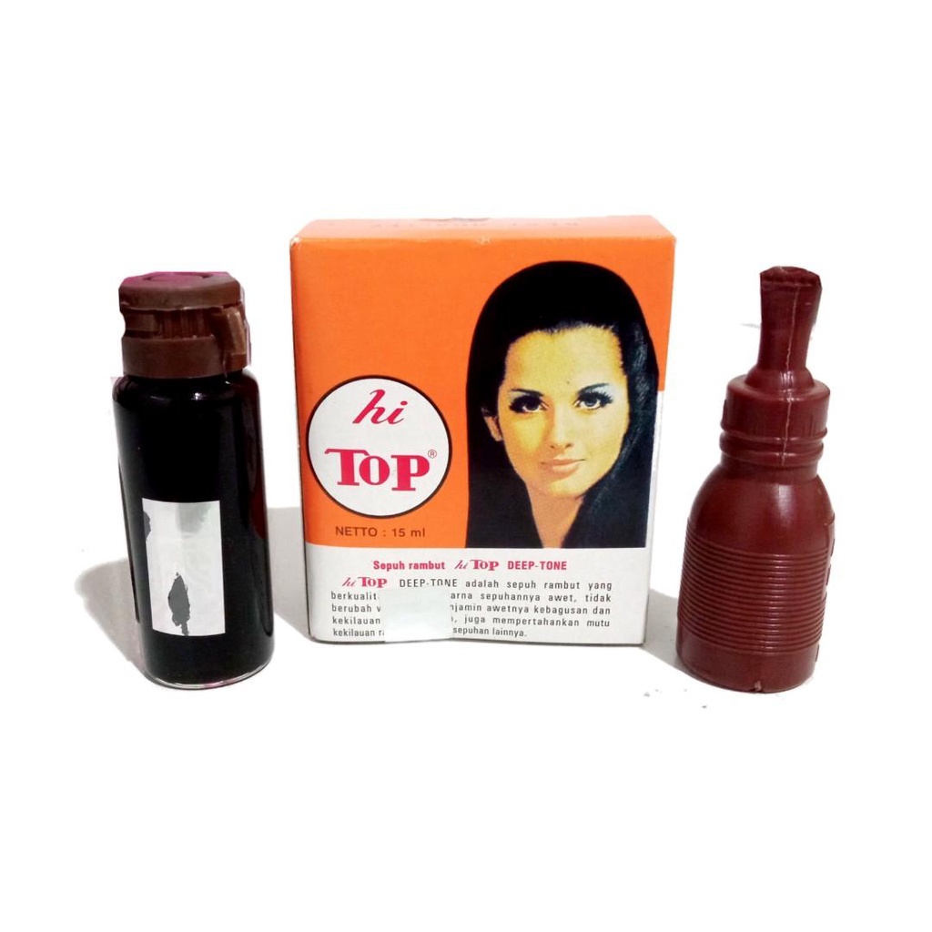 Jual SEMIR RAMBUT HI TOP kecil 15ML HITAM | Shopee Indonesia