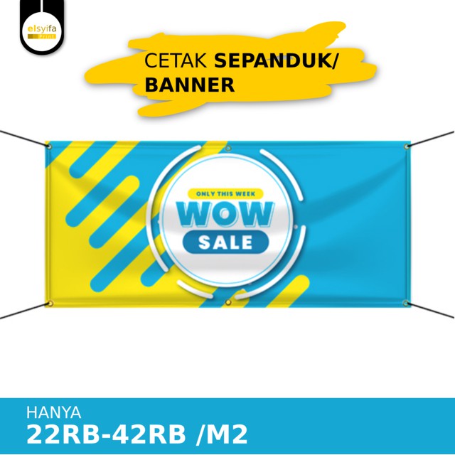 Jual CETAK SPANDUK/BENNER PROMO GRATIS DISAIN | Shopee Indonesia