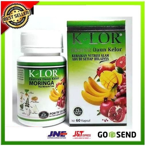 Jual Kapsul k-lor isi 60 kapsul / Pengganti Sayuran / Kelor Kapsul ...