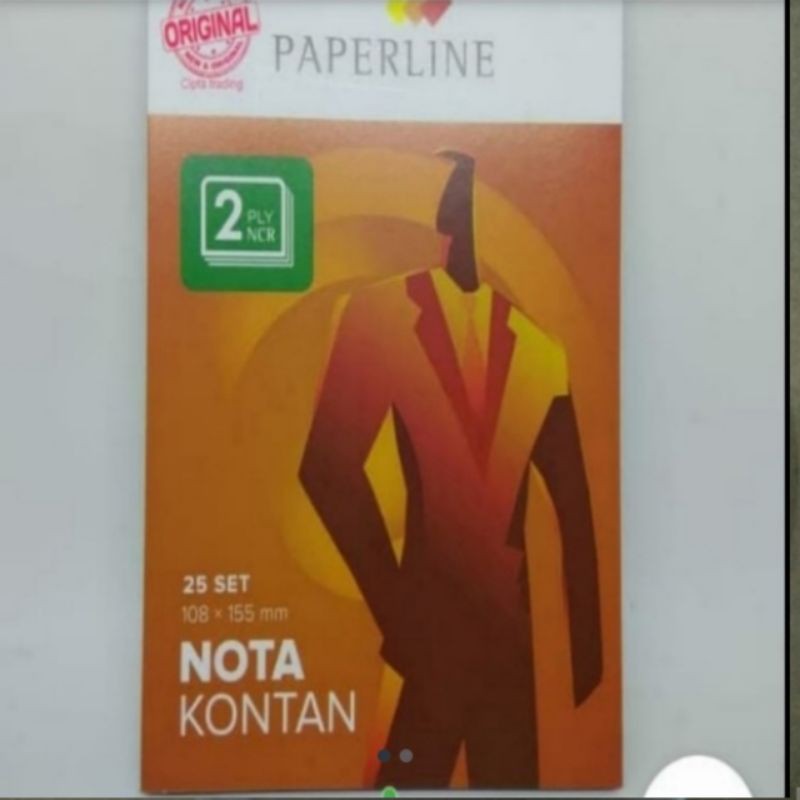 Jual Nota Kontan Kecil 2 Ply Paperline (1 pak Isi 10 ) | Shopee Indonesia