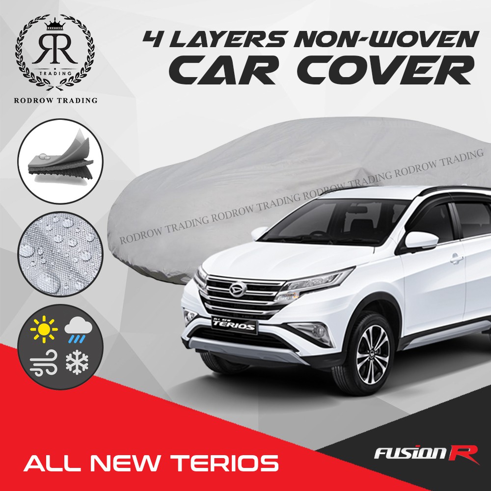 Jual Cover Sarung Mobil ALL NEW TERIOS Fusion R 4 Layer Waterproof NOT ...