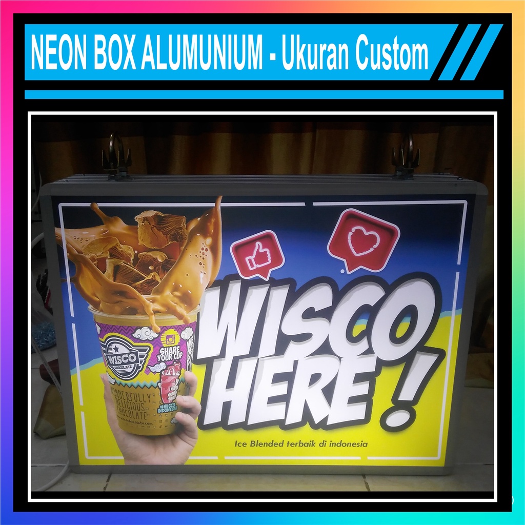 Jual Neon Box Alumunium Custom | Shopee Indonesia