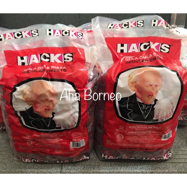 Jual Permen Jadul Hacks Asli Malaysia 1,5kg Halal / Gula Gula Pedas ...