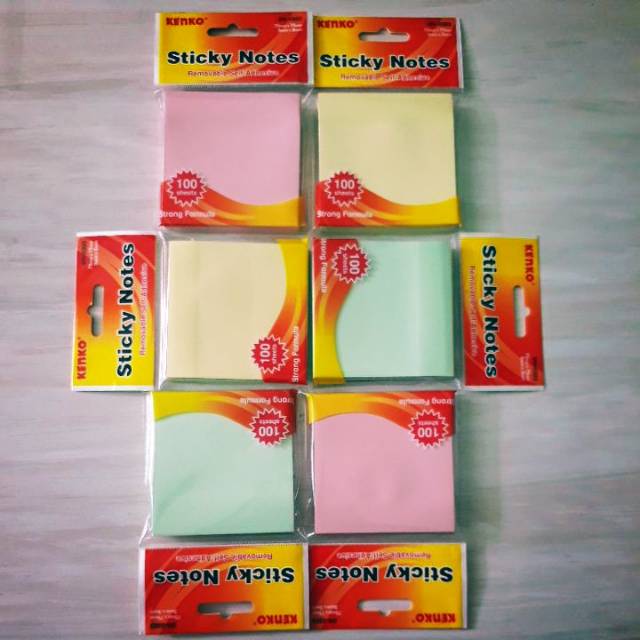 Jual Sticky Notes SN-0303 Warna / Post-it | Shopee Indonesia