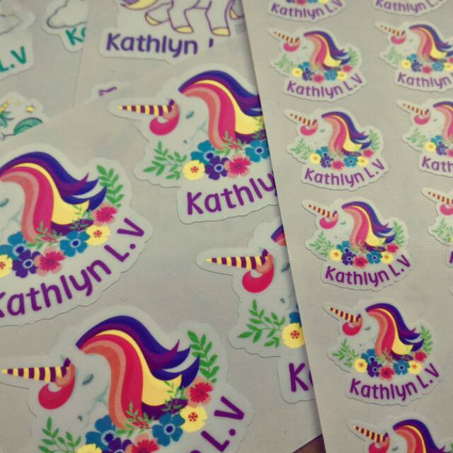 Jual Sticker Label Nama iDee (Tipe SC) | Shopee Indonesia