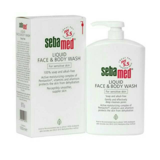 Jual Sebamed Face and Body wash 1000ml sabun wajah dan badan | Shopee ...
