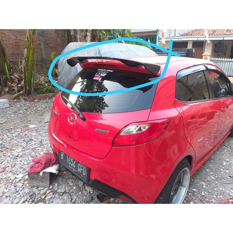 Jual spoiler mazda 2 sayap sporty | Shopee Indonesia