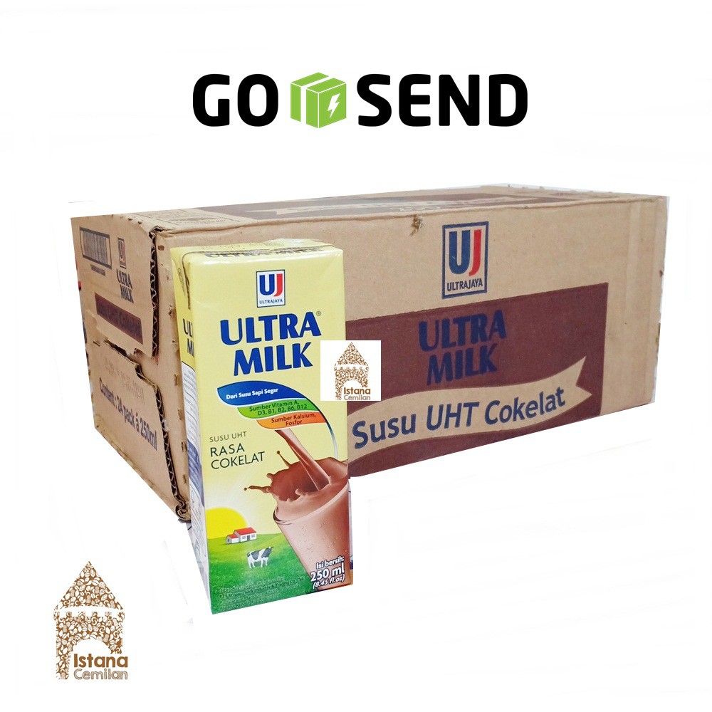 Jual Susu Ultra UHT 200 ML / 250ML DUS Isi 24 Pcs Aneka Rasa Cokelat ...