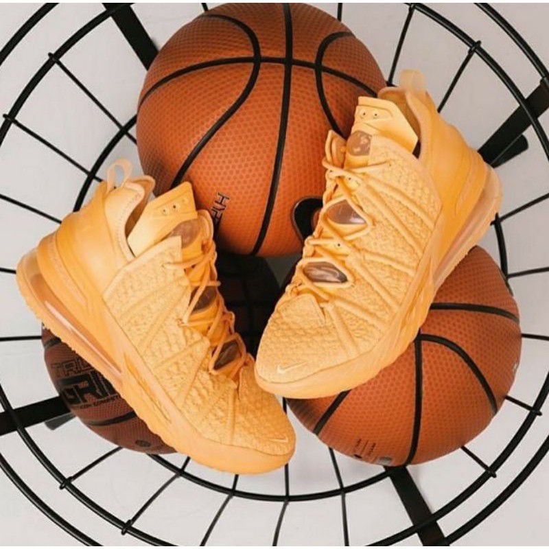 Jual Nike Lebron James 18 Lemon Tint Premium Original | Shopee Indonesia