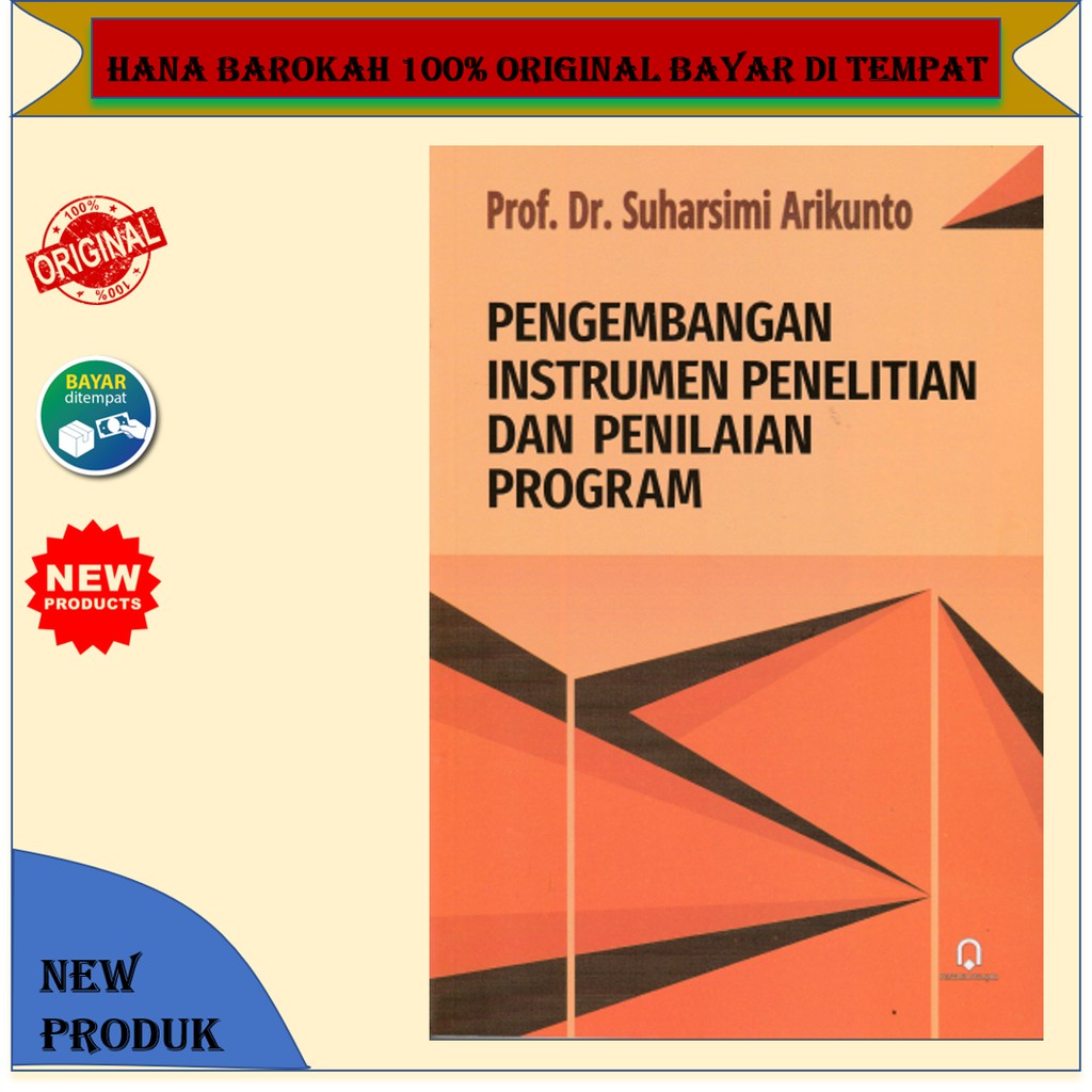 Jual Buku Pengembangan Instrumen Penelitian dan Penilaian Program | Shopee Indonesia