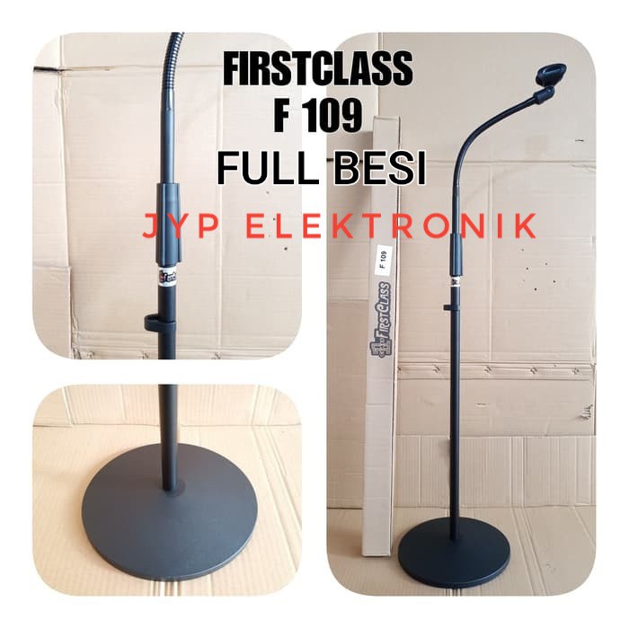 Jual STAND MIC LANTAI KAKI BULAT FIRSTCLASS F 109 MICROPHONE F109 ...