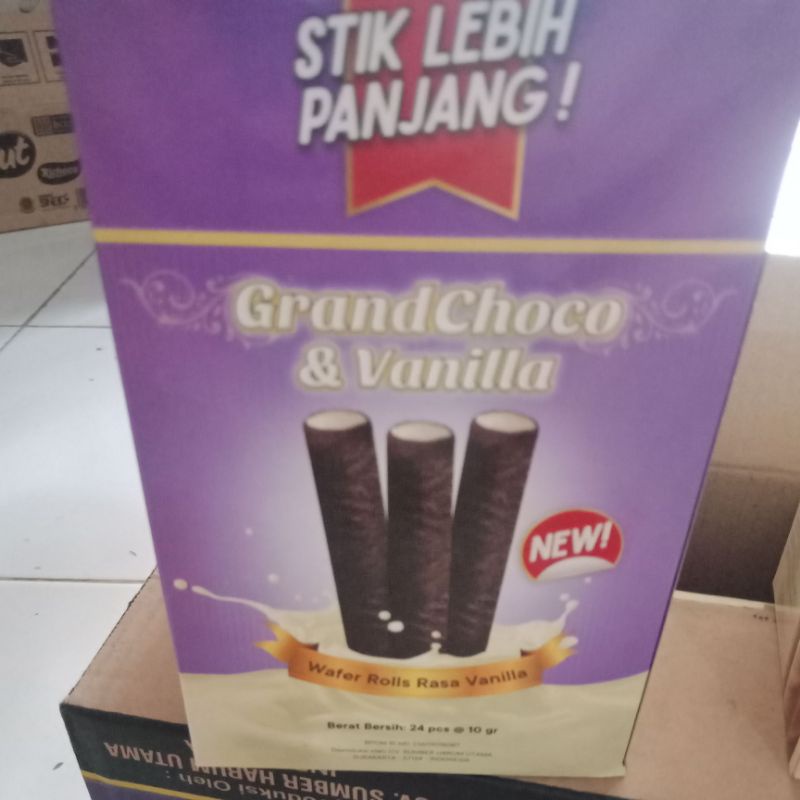 Jual grand choco vanila 24pcs | Shopee Indonesia