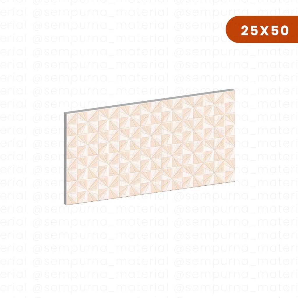Jual Keramik DInding Uno Padova Cream 25X50 | Shopee Indonesia