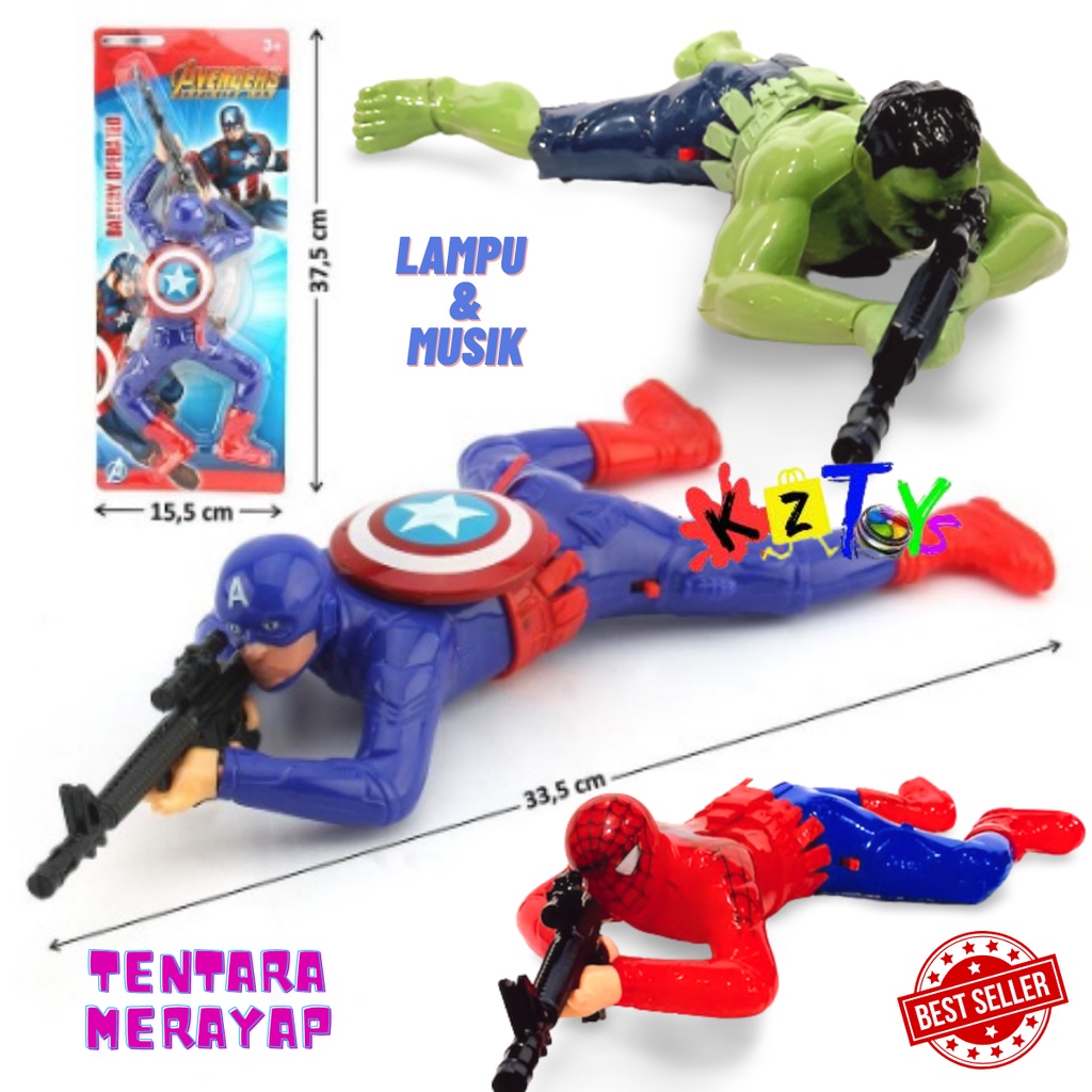 Jual Mainan Tentara Berjalan Merayap Dan Menembak - Mainan Kado ...