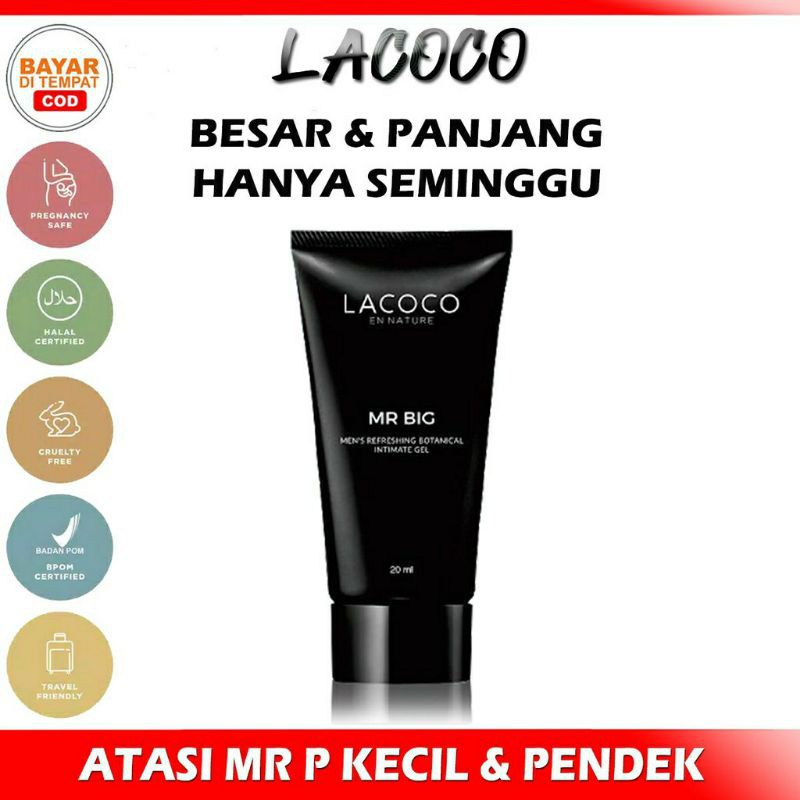 Jual Lacoco Mr BIG (Memperbesar Mr. P, Ereksi tahan lama, dan mencegah Ejakulasi Dini) | Shopee ...