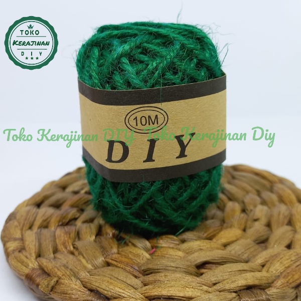 Jual Tali Rami Warna 1 Roll Tali Goni Jerami Bahan Kerajinan Craft ...