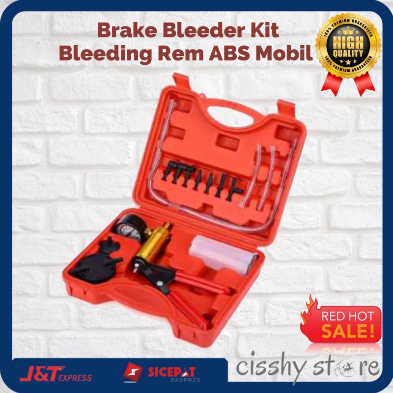 Jual Vacuum Pistol Brake Bleeder Kit Bleeding Rem ABS Mobil - WLXY ...