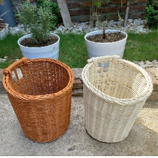 Jual keranjang vas ,pot, dari rotan | Shopee Indonesia