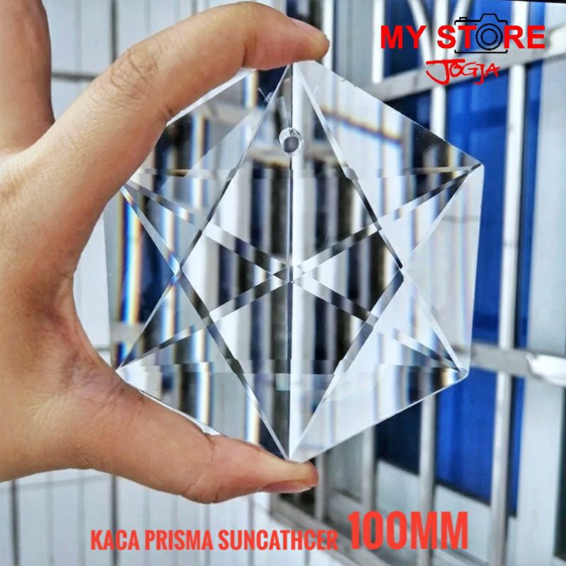 Jual Kaca prisma crystal prism kristal hexagon kaleidoscope star of ...