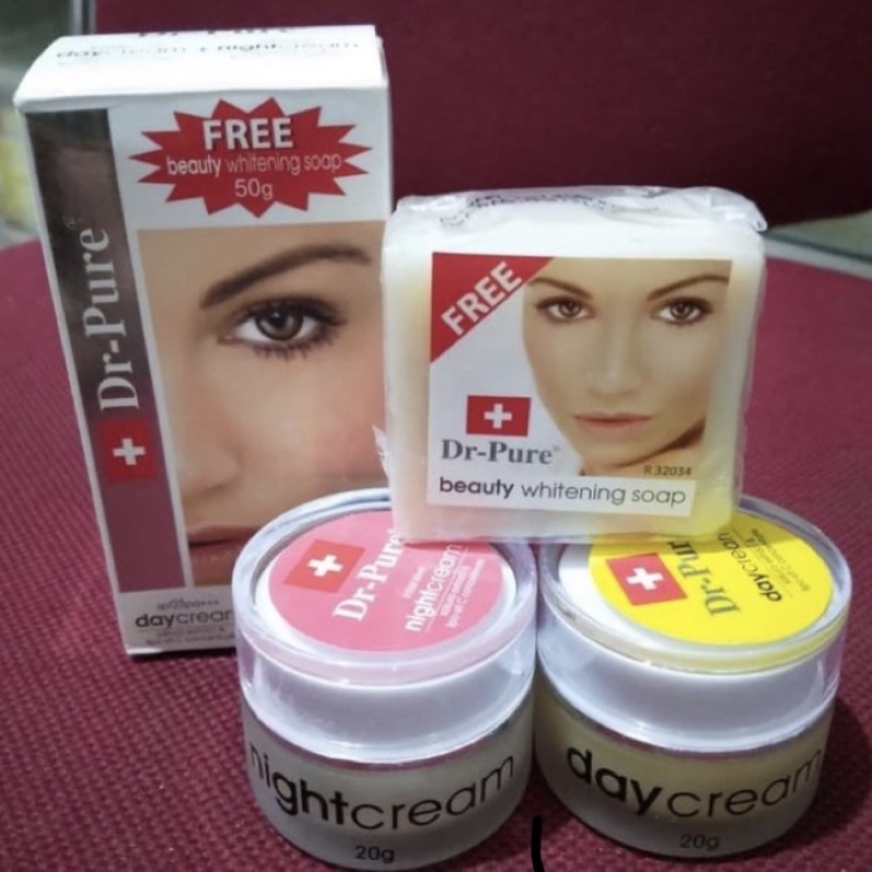 Jual DR PURE SET [BPOM][HALAL] (sabun, day&night cream) | Shopee Indonesia