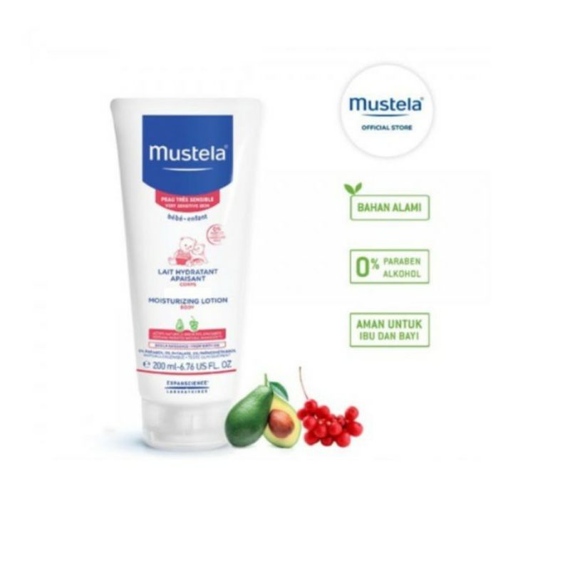 Jual Mustela Very Sensitive Skin Series Moisturizing Lotion 200ml ...