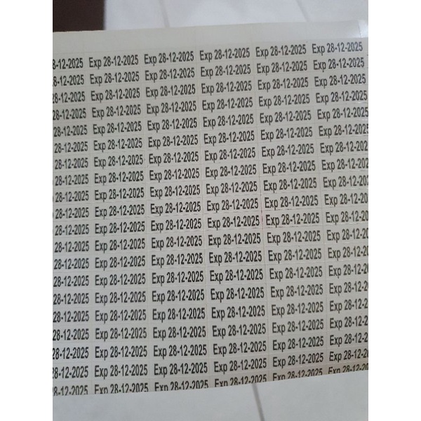 Jual Sticker expired date isi 100 pcs | Shopee Indonesia