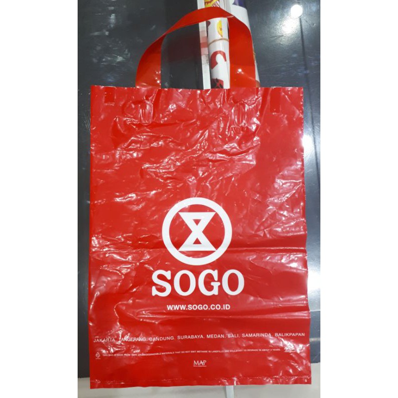 Jual plastic paper bag sogo | Shopee Indonesia