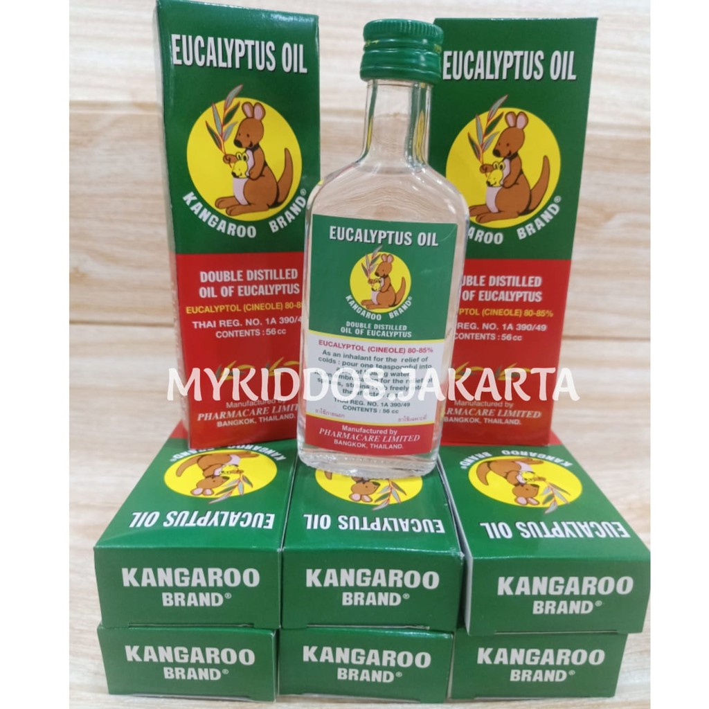Jual Eucalyptus Oil Kangaroo Brand 56ml - Minyak Kayu Putih Thailand ...