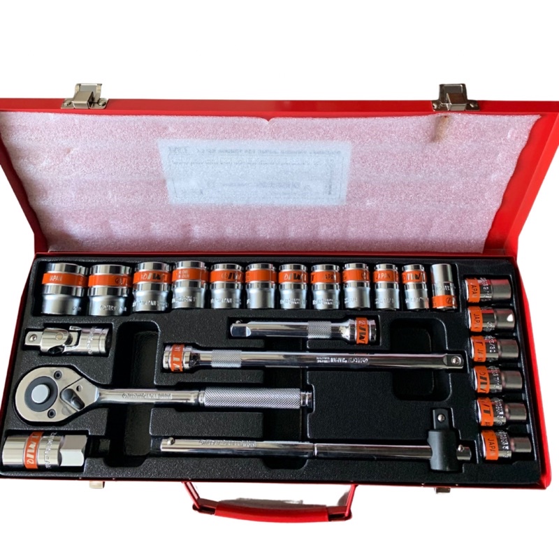 Jual Kunci socket set IWT 25pcs 5/12” - 1 1/4” 1/2DR 12PT CHROME ...