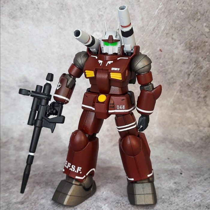 Jual Gundam HG Guncannon Custom Repaint Decal Coating 1/144 Bandai ...