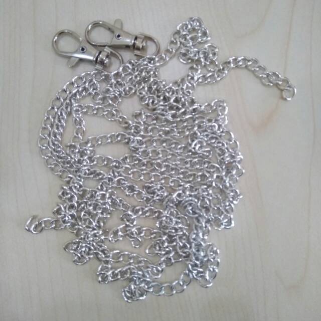 Jual Tali Rantai Clutch (panjang 100 cm) Plus Pengait | Shopee Indonesia