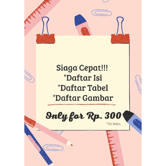 Jual JASA FORMATTING (DAFTAR ISI_TABEL_GAMBAR MURAH!!) | Shopee Indonesia