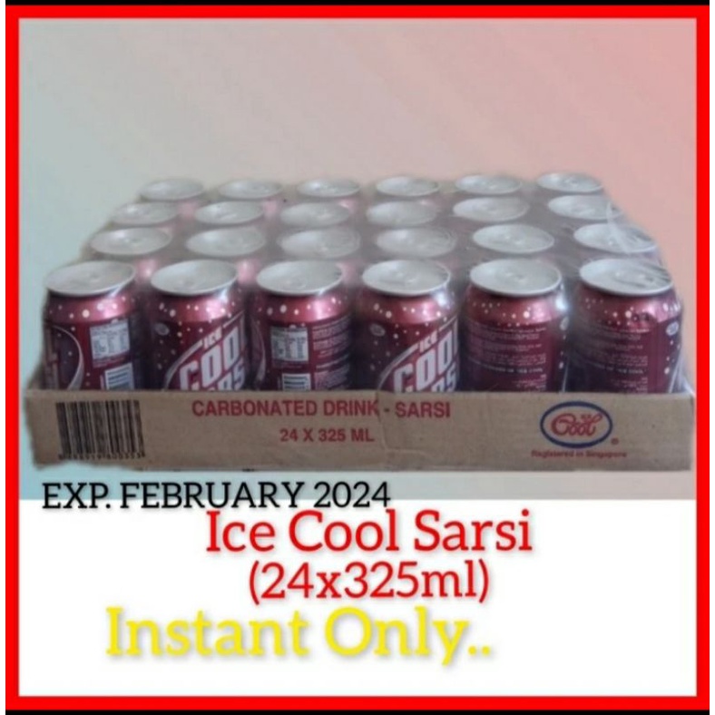 Jual Ice cool sarsi/Sparkling drink/minuman kaleng/ice cool ...