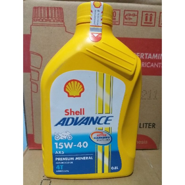 Jual ADVANCE SPORT 4T AX5 0,8 liter SAE 15W-40. untuk motor gigi. | Shopee Indonesia