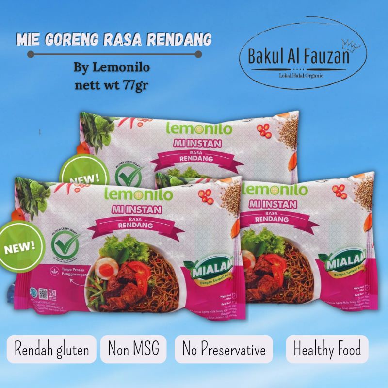 Jual Mie Lemonilo Rasa Rendang, Pedas Korea, Kuah Ramen Jepang| Mie ... Jual Mie Lemonilo Rasa Rendang, Pedas Korea, Kuah Ramen Jepang| Mie ...