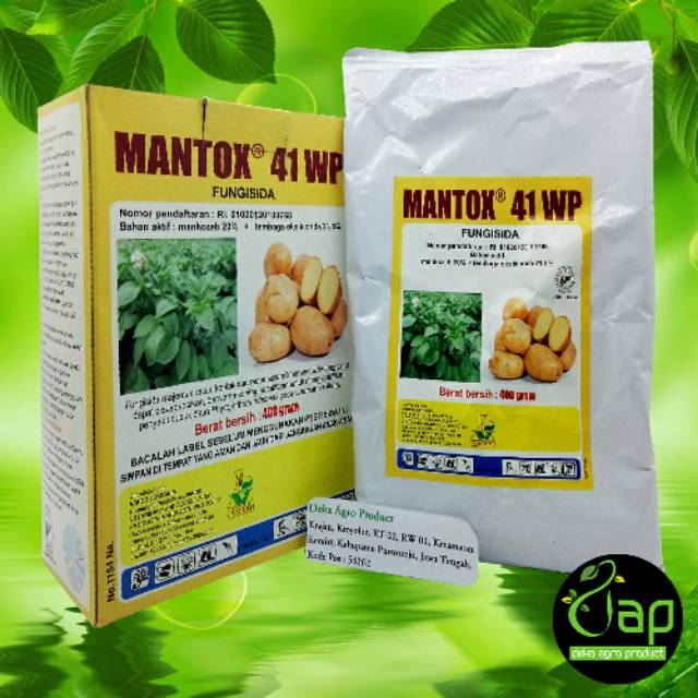Jual FUNGISIDA MANTOX 41WP 400GRAM dua bahan aktif | Shopee Indonesia