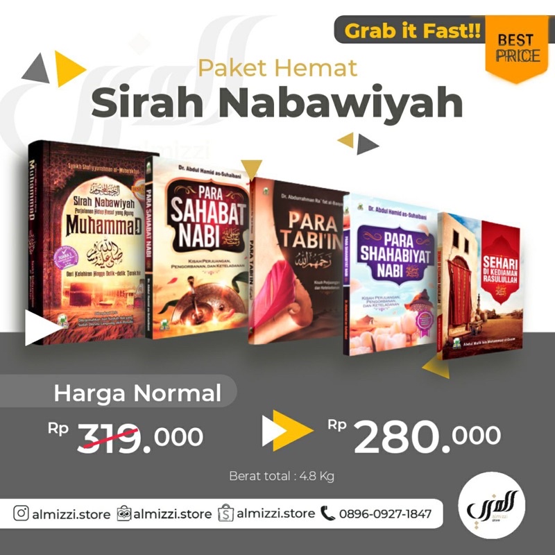 Jual PAKET BUNDLING BUKU SIRAH NABAWIYYAH | Shopee Indonesia