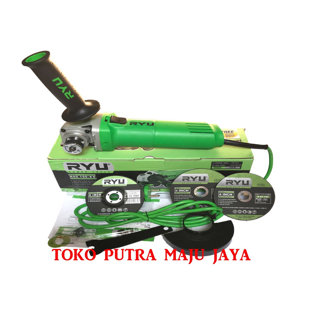 Jual Mesin Gerinda Tangan RYU - RSG 100-5V - Gerinda Gan Variable Speed ...