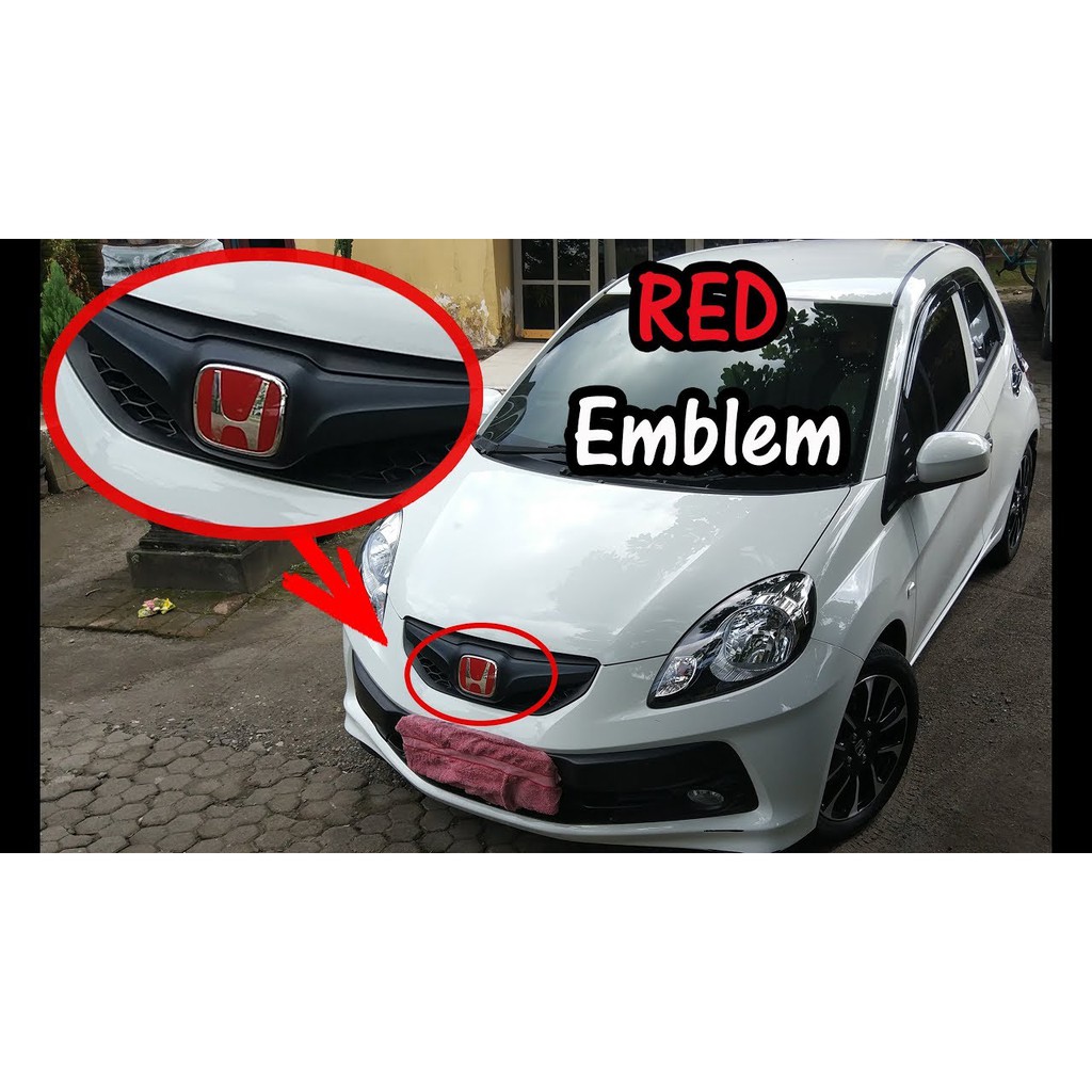 Jual LOGO Mobil HONDA MERAH Red Chrome Universal DEPAN BELAKANG ORI ...