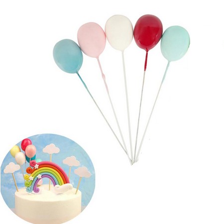 Jual Topper Kue Balon Rainbow (5 pcs), awan (4 pcs) | Shopee Indonesia
