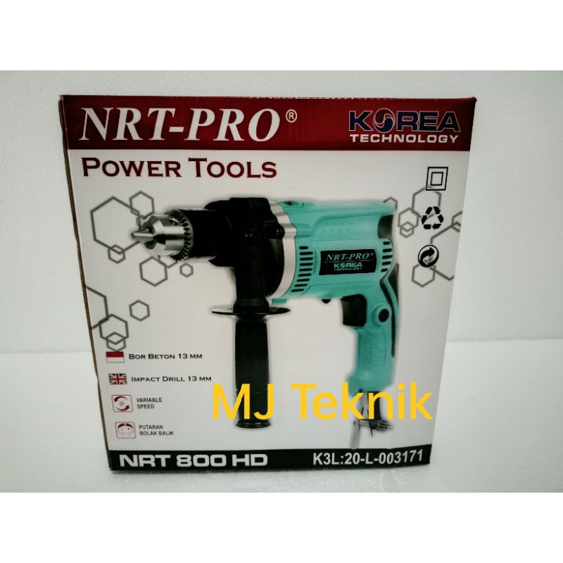 Jual Mesin Bor Beton / Impact Drill 13mm NRT 800 HD NRT Pro | Shopee ...