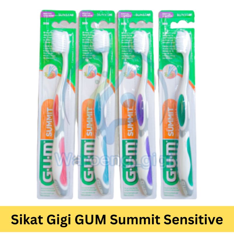 Jual Sikat Gigi Gum Sensitif / sikat Gum Summit Sensitive Toothbrush Gusi Gigi Sensitive ...