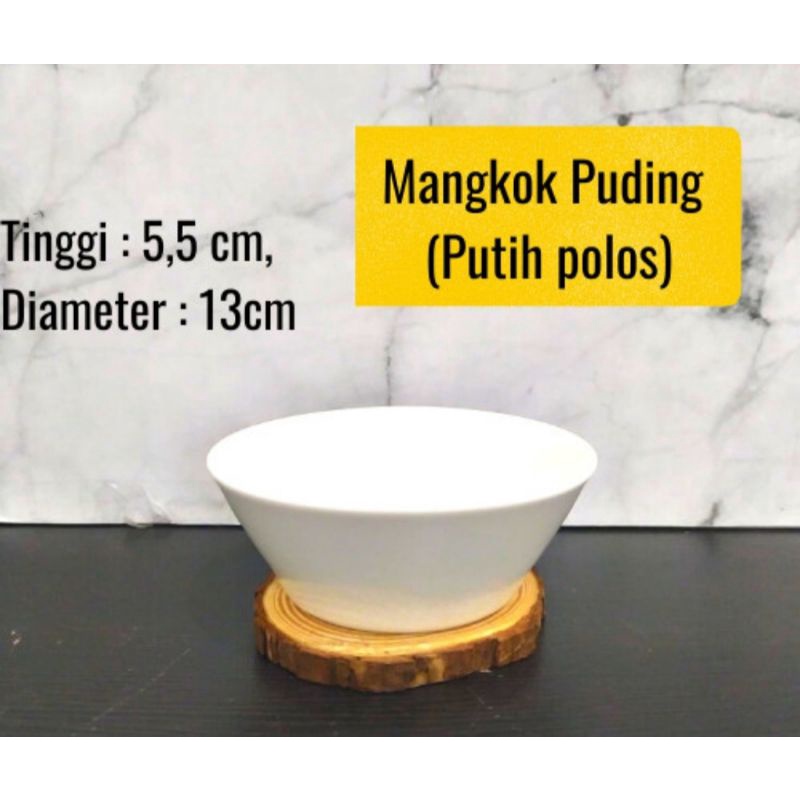 Jual Mangkok Kue Pudding Putih Polos | Shopee Indonesia