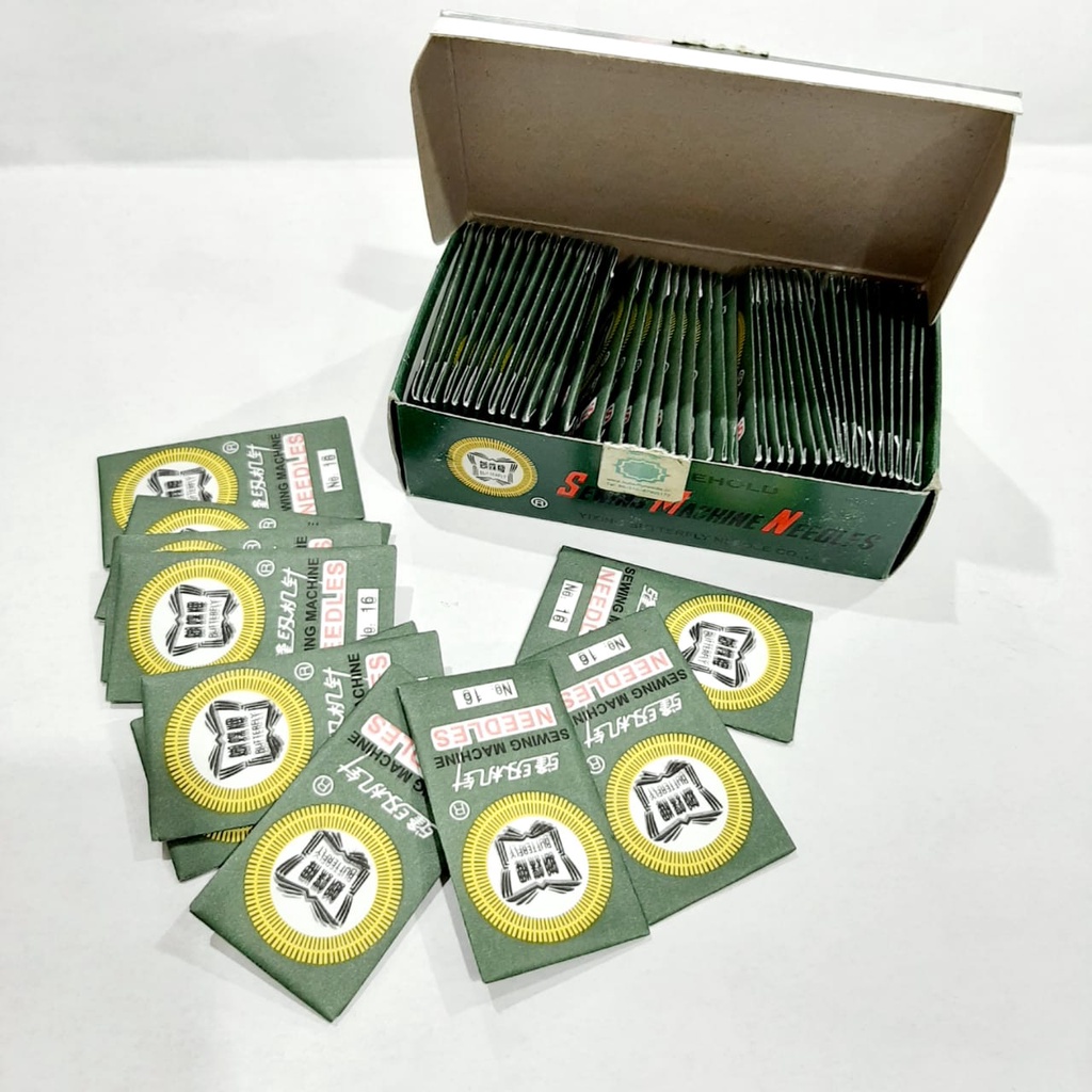 Jual Jarum Mesin Jahit Merk BUTTERFLY/ HARGA PER 5 PCS | Shopee Indonesia