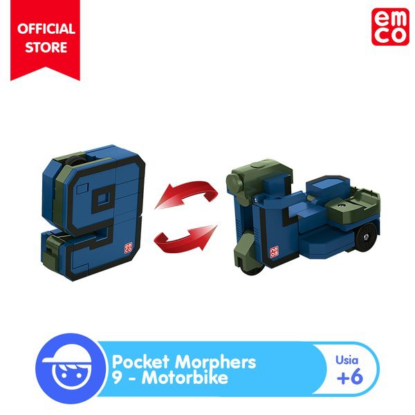 Jual TRANSFORMERS POCKET MORPHERS NUMBER 0 1 2 3 4 5 6 7 8 9 ROBOT ...
