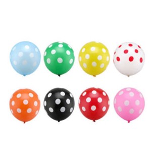 Jual Balon Print Polkadot Isi 100pcs /Balon Latex /Balon Ultah/ Balon ...