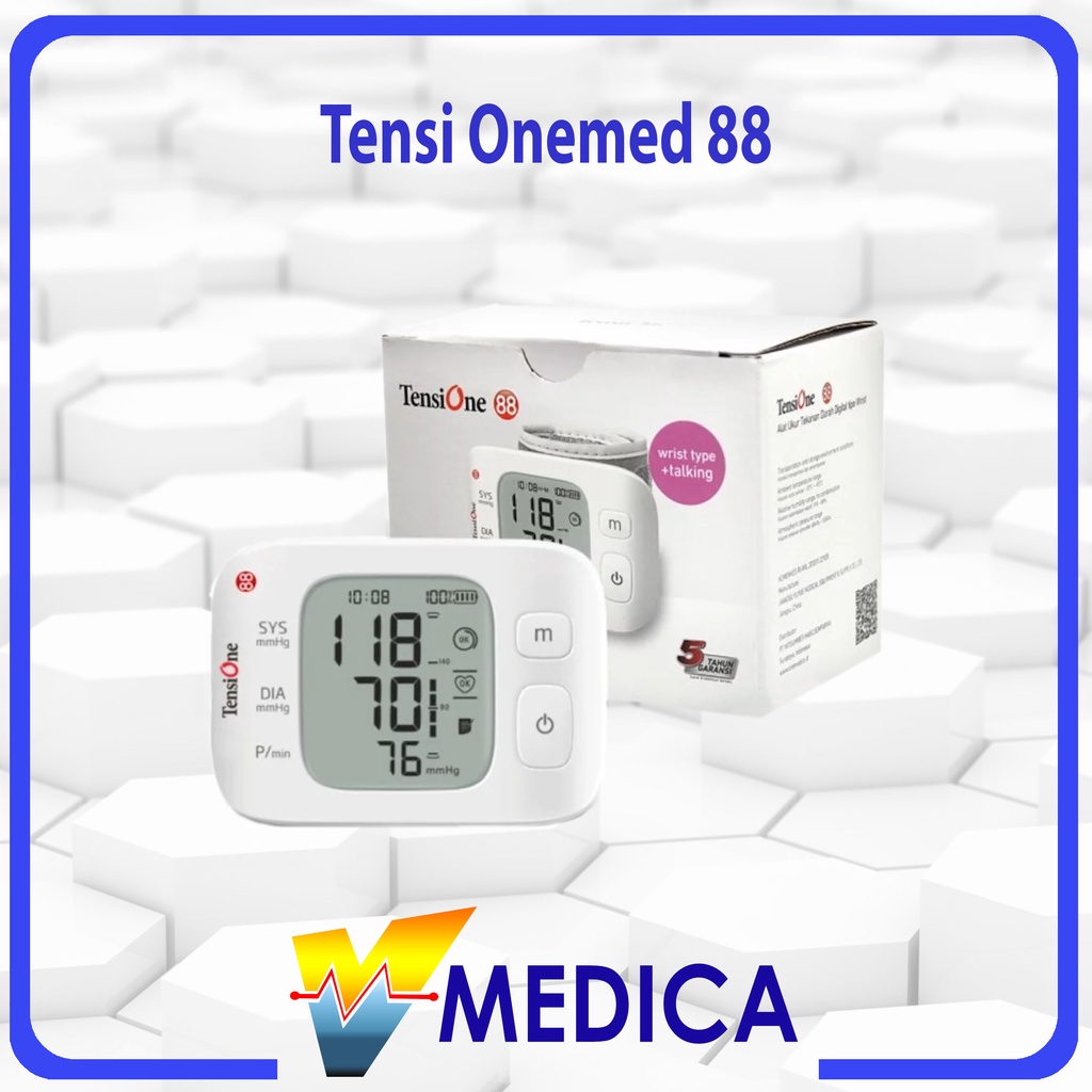 Jual Tensi Digital TensiOne 88 Wrist / TensiMeter Digital Pergelangan ...