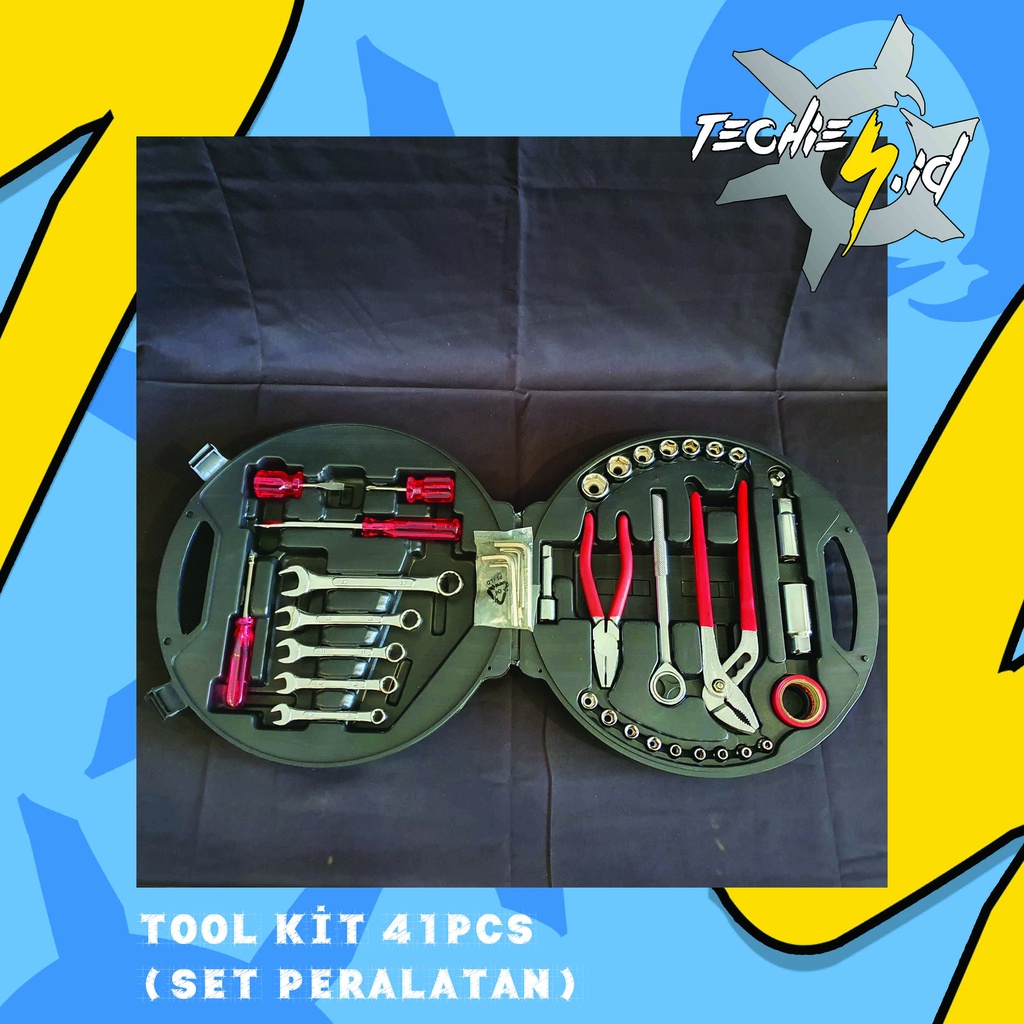 Jual Tool Kit 41pcs (Set Peralatan) | Shopee Indonesia