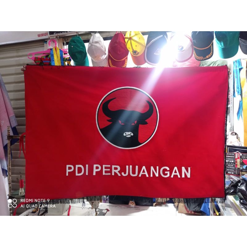 Jual bendera partai PDI PERJUANGAN 90x135 | Shopee Indonesia